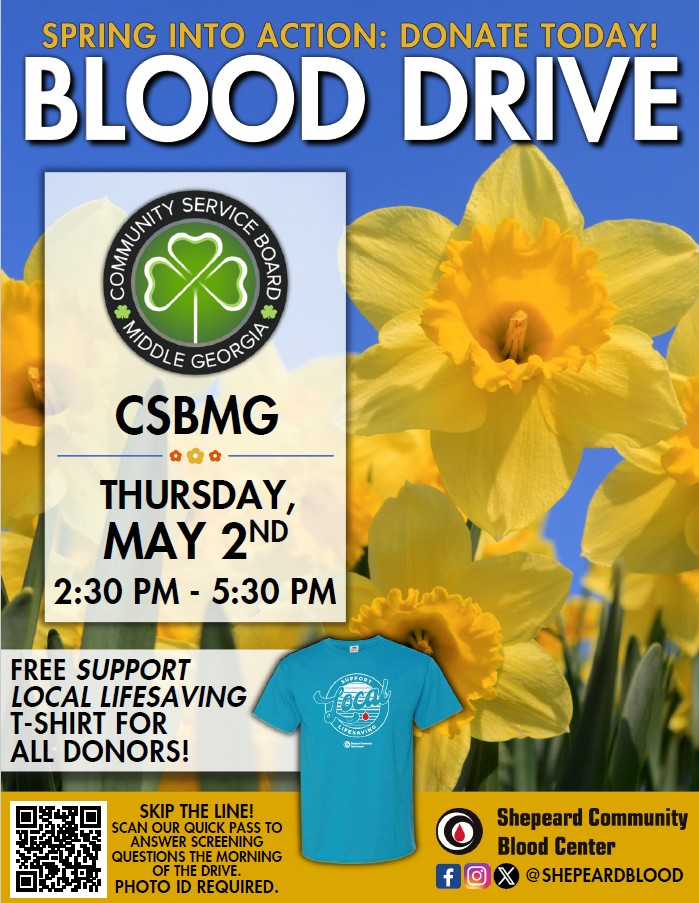 🩸 Join Us for Shepeard Blood Center’s Blood Drive on May 2nd ...